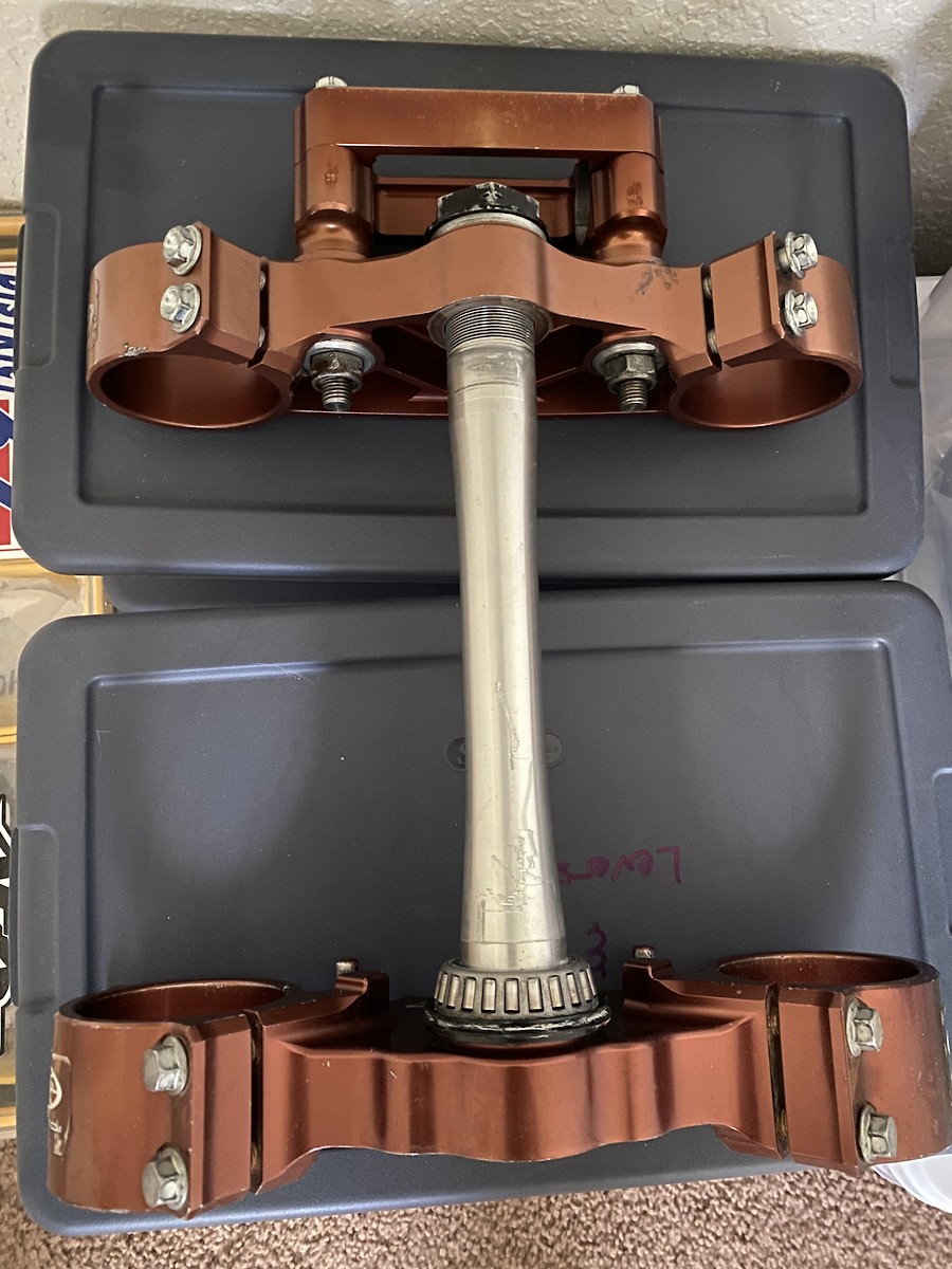 Pro circuit triple clamps (2 sets) and emig triple clamps kx/yz - For ...