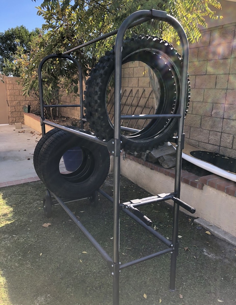 Rolling Tire Rack - For Sale/Bazaar - Motocross Forums / Message Boards ...