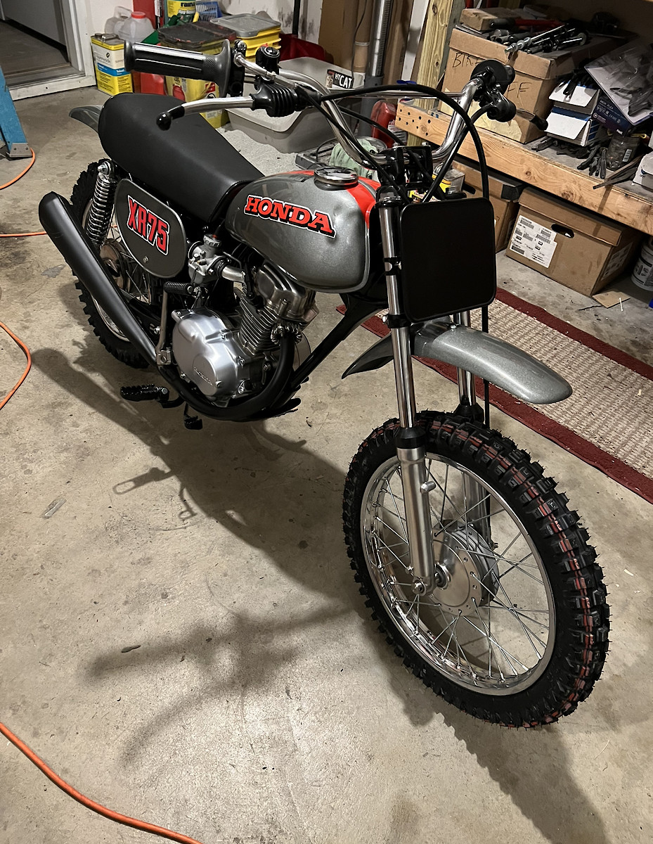 1973 xr75 tank paint - Old School Moto - Motocross Forums / Message ...