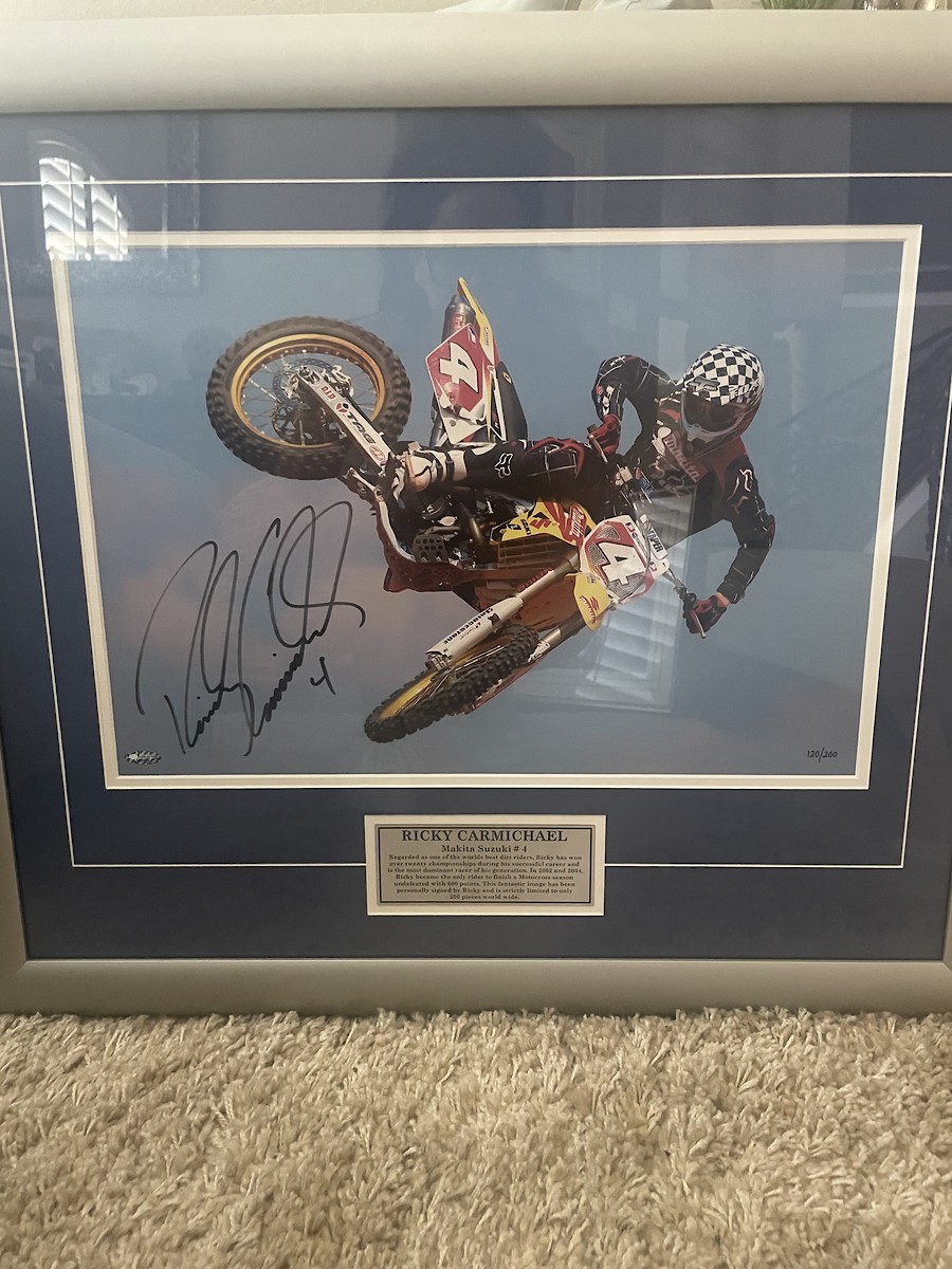 RC signed and framed pics - For Sale/Bazaar - Motocross Forums ...