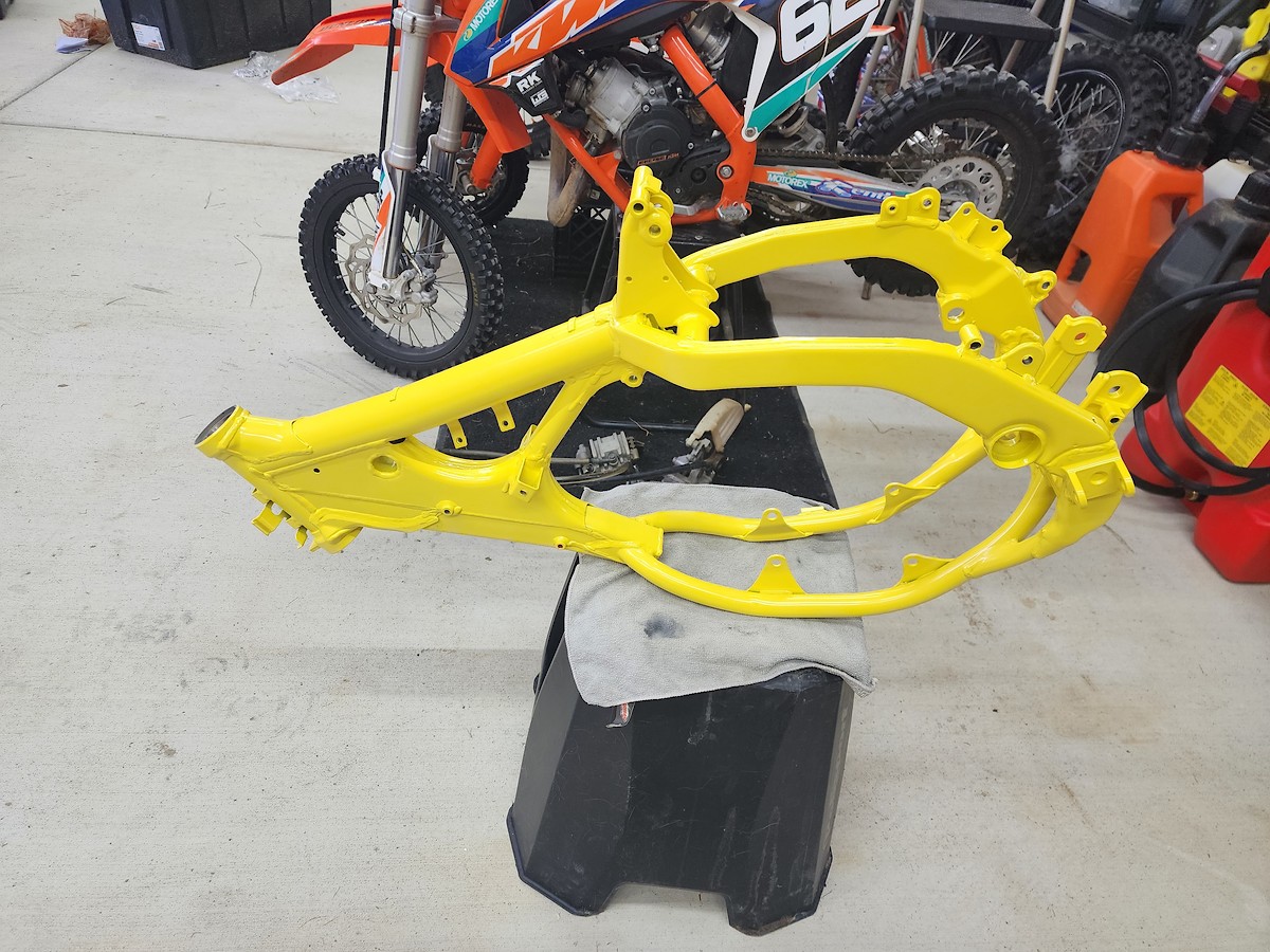 My 2004 Suzuki RM125 frame up build - Bike Builds - Motocross Forums ...