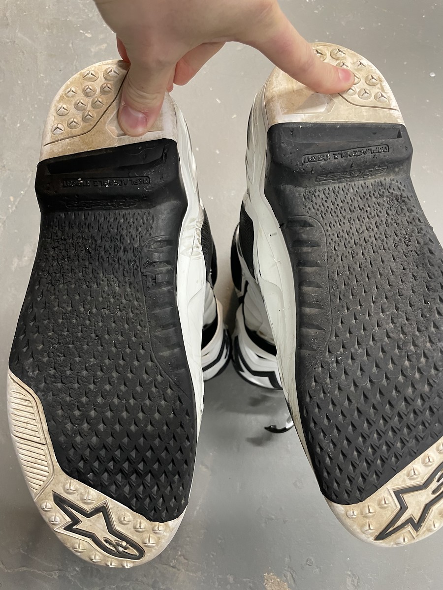 White Tech 10s, size 12, 2 rides only - For Sale/Bazaar - Motocross ...