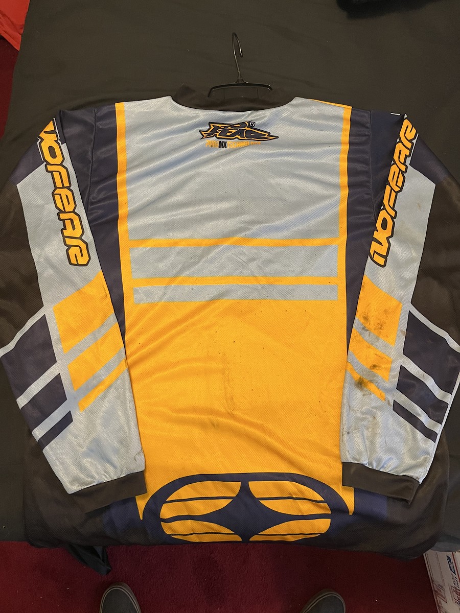 ‘01 No Fear Spectrum Gear Blue/Gold - 36/L - For Sale/Bazaar ...