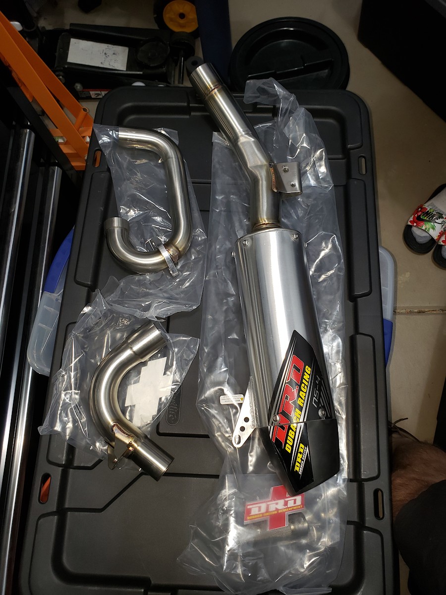Dubach Racing (DrD) NS-4 Full System Exhaust for 2014-18 YZ250F/YZ250FX ...