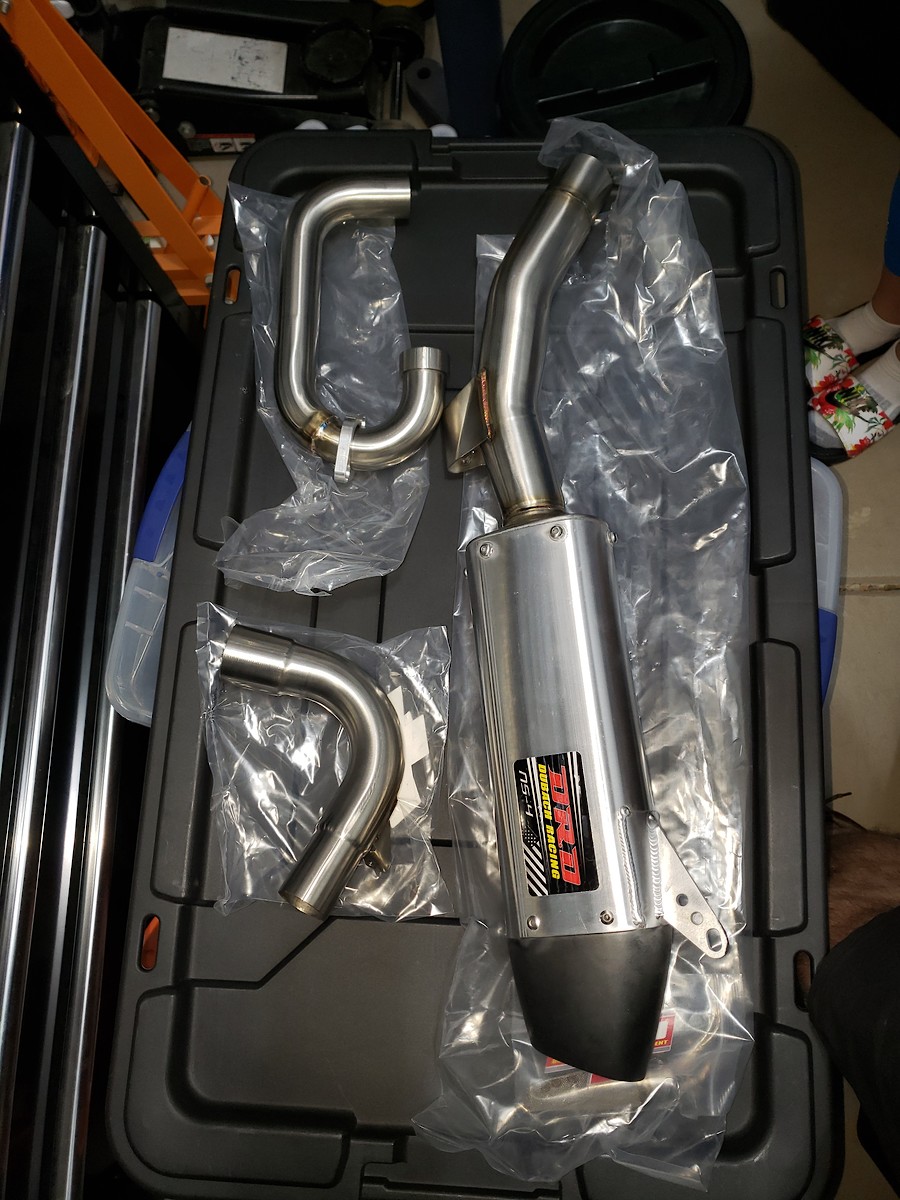 Dubach Racing (DrD) NS-4 Full System Exhaust for 2014-18 YZ250F/YZ250FX ...