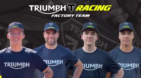 Triumph Factory Racing Announce Four-Man SMX Team - Moto-Related ...