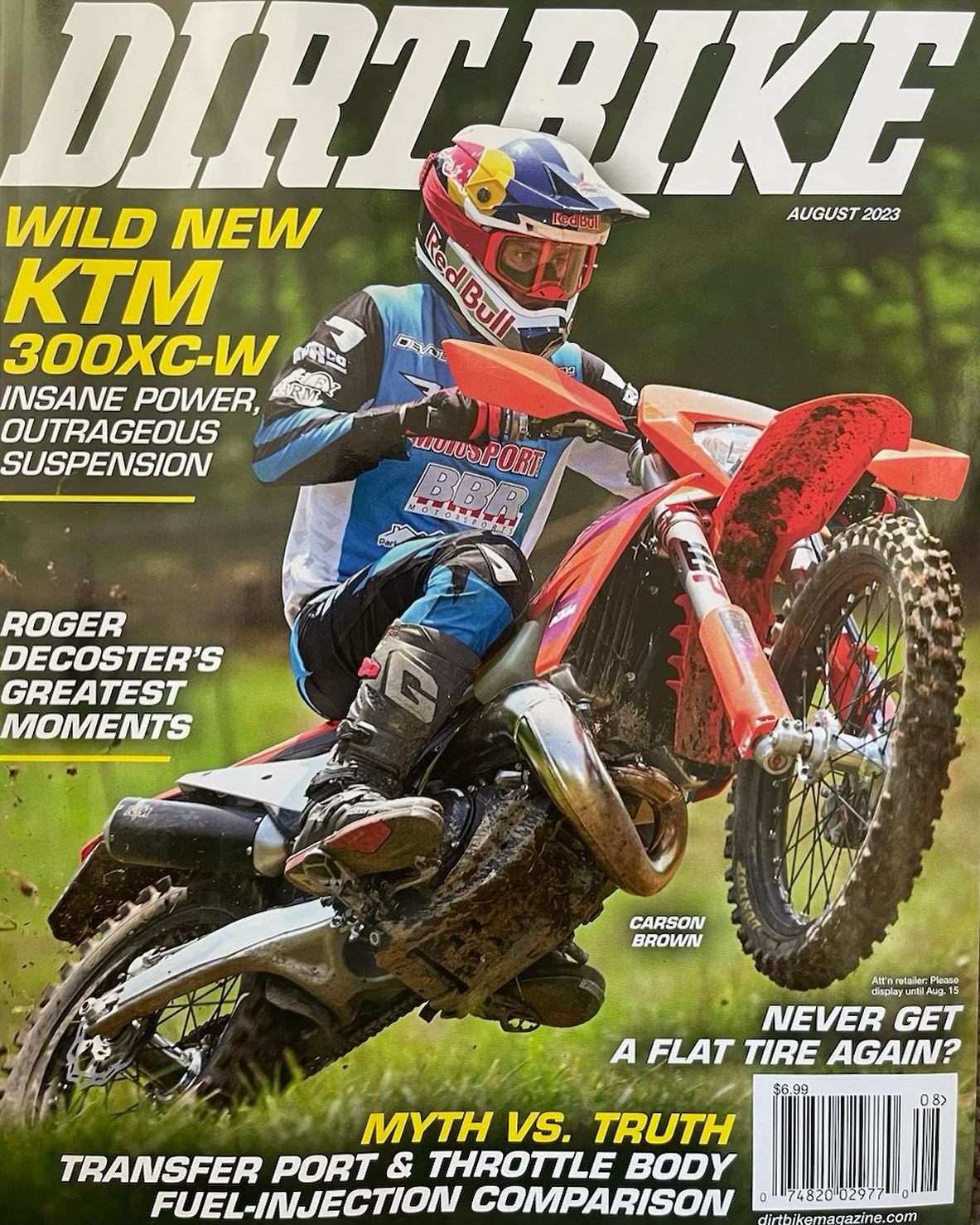 Carson Brown Dirt Bike Magazine Cover - Moto-Related - Motocross Forums ...