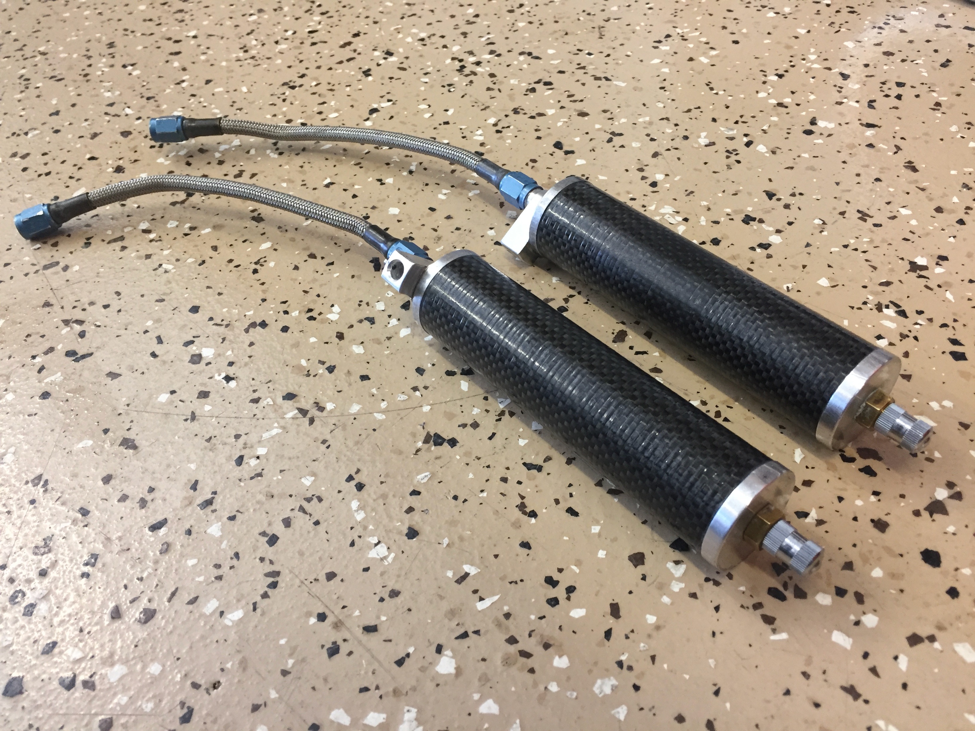 Enzo Racing Carbon Fiber Fork Sub Tanks - For Sale/Bazaar - Motocross ...