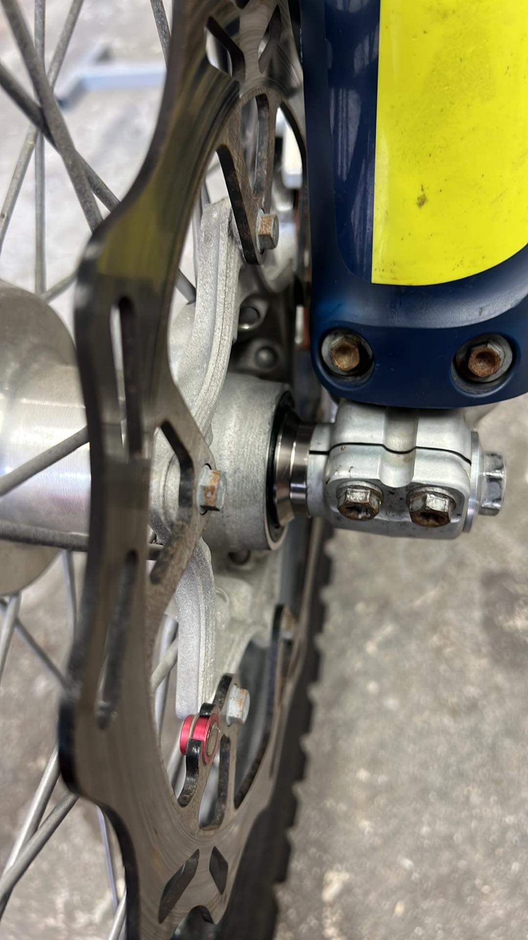 Front wheel spacer - Bike Builds - Motocross Forums / Message Boards ...