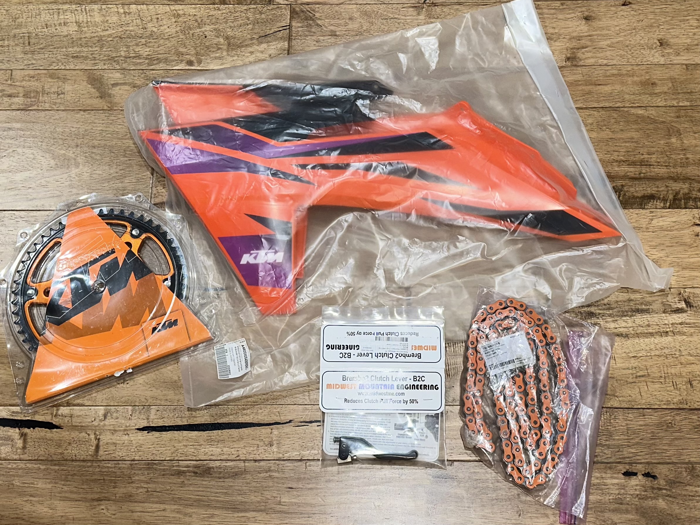 KTM Shrouds, Chain, Clutch Lever, Sprocket - For Sale/Bazaar ...