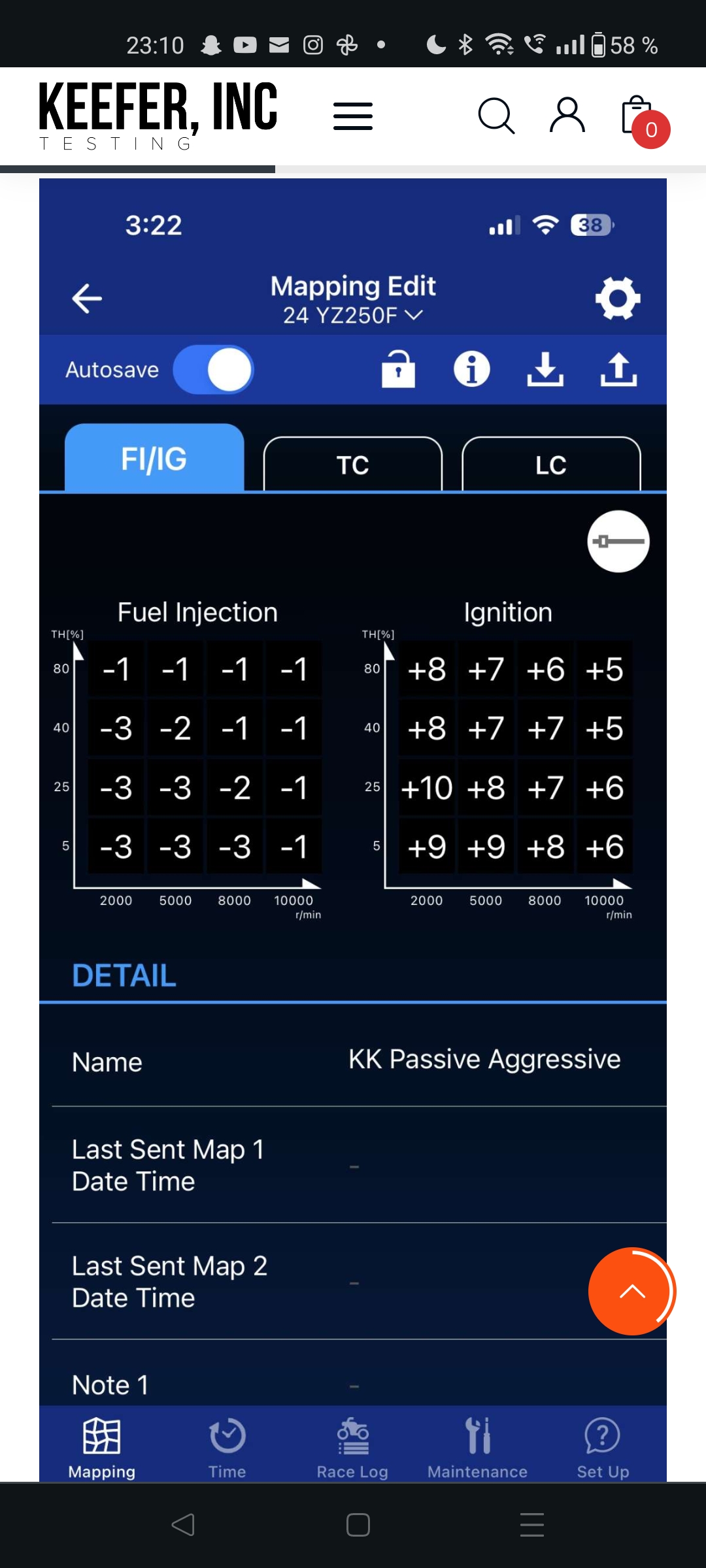 Keefer’s 2022 YZ250F Free Feeling Map - Moto-Related - Motocross Forums ...