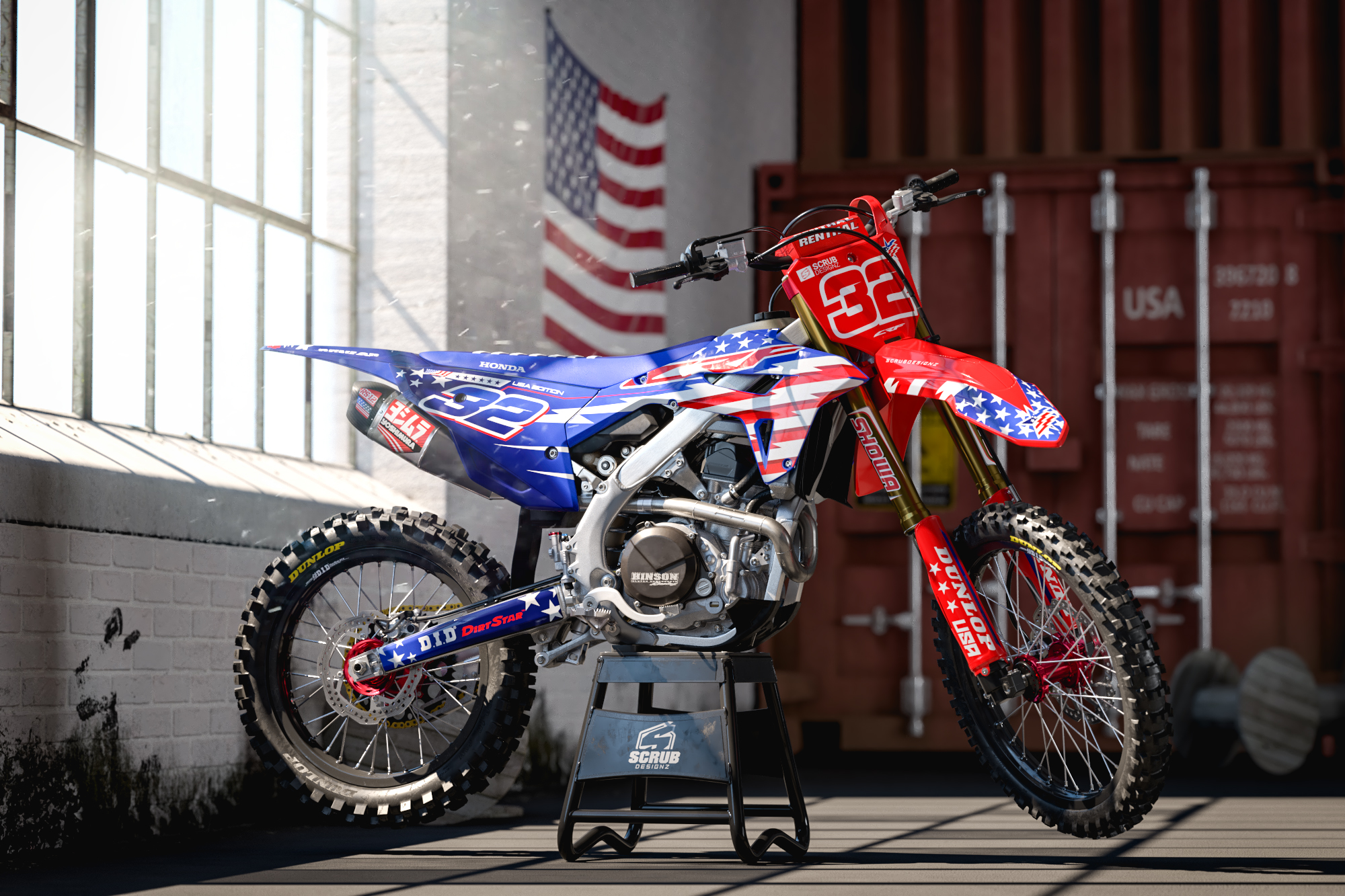 MXON USA edition CRF Graphics kit - Moto-Related - Motocross Forums ...