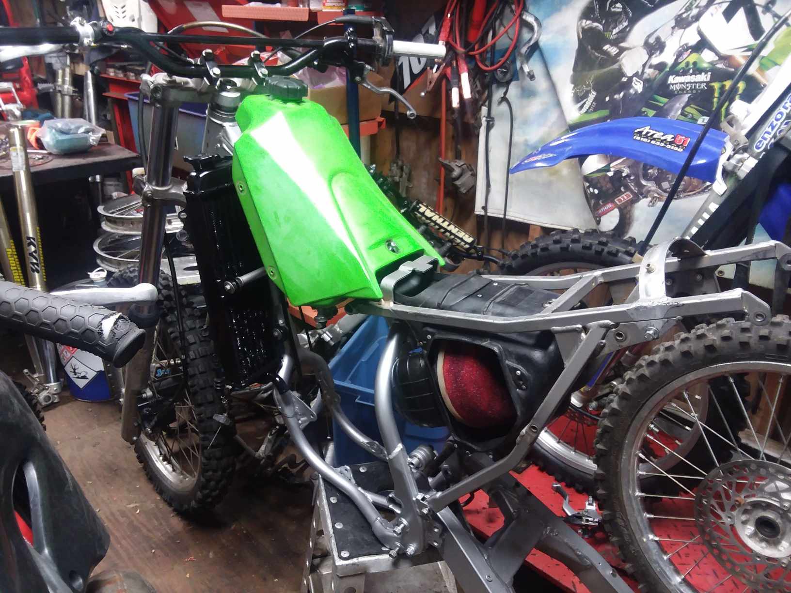 1987 Kawasaki KX125 back to stock...kinda - Bike Builds - Motocross ...