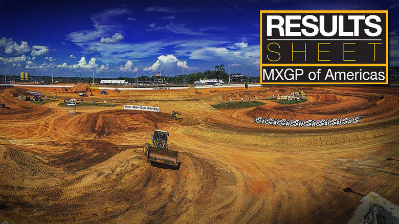 Results Sheet: 2016 MXGP of Americas - Motocross News Stories - Vital MX
