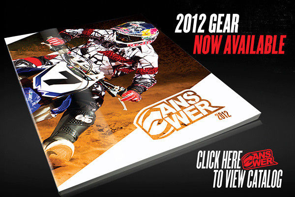 2012 Answer Racing Line Now Available! - Motocross Press Releases ...
