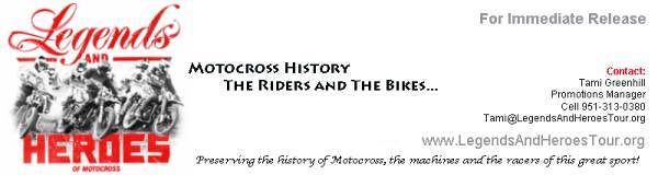 Legends & Heroes of Motocross Tour to Honor National Champion Gary ...
