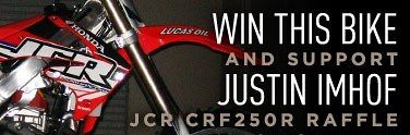 Justin ImHof Bike Raffle!! - Motocross Press Releases - Vital MX