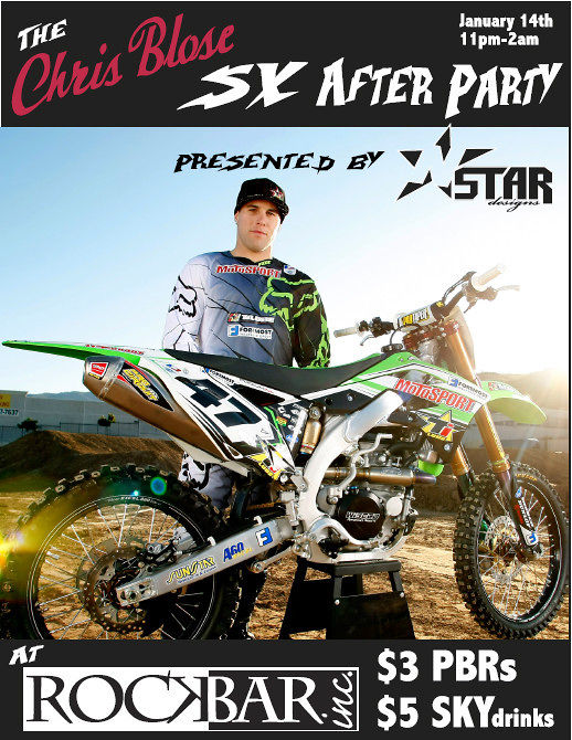 Chris Blose Official Phoenix Sx After Party, Jan 14th @ RockBar Inc ...