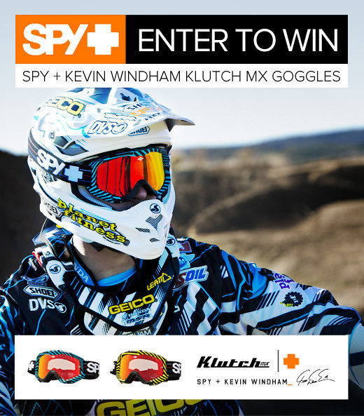 Kevin Windham Autographed Spy MX Goggle Giveaway - Motocross Press ...