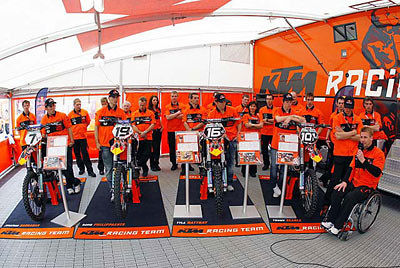 KTM Red Bull Racing Team's Presentation - Motocross Press Releases ...
