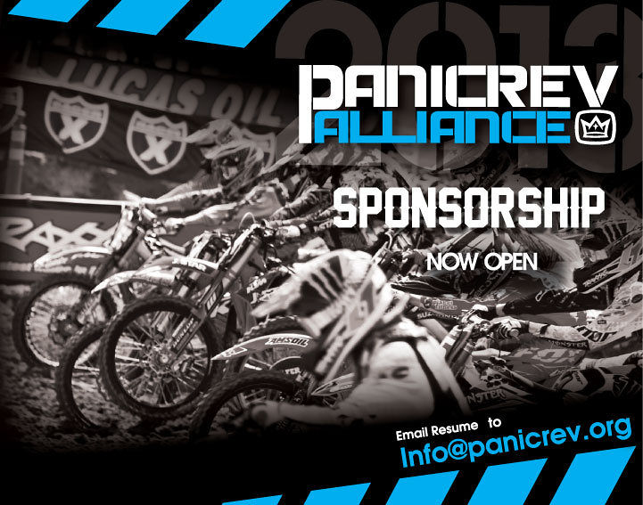 PanicREV 2013 Sponsorship Now Open - Motocross Press Releases - Vital MX