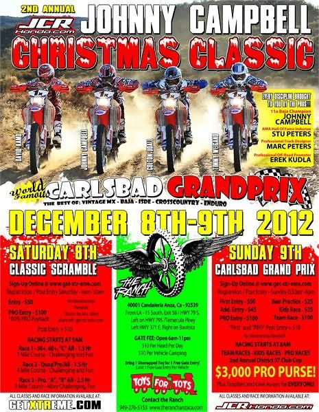 2012 Johnny Campbell Christmas Classic GP - Motocross Press Releases ...