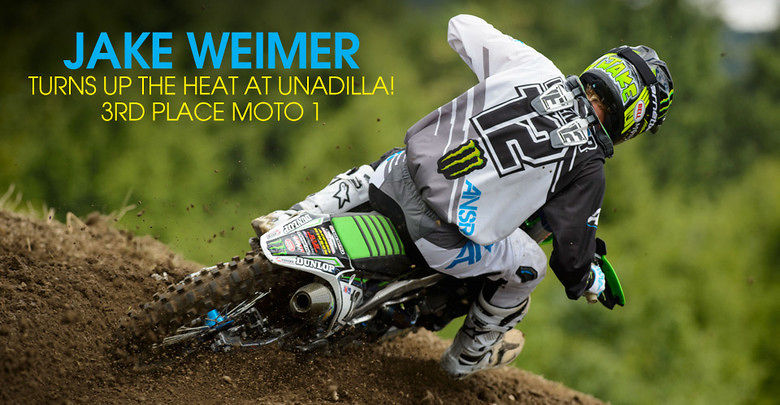 Jake Weimer on the Podium at Unadilla - Motocross Press Releases - Vital MX