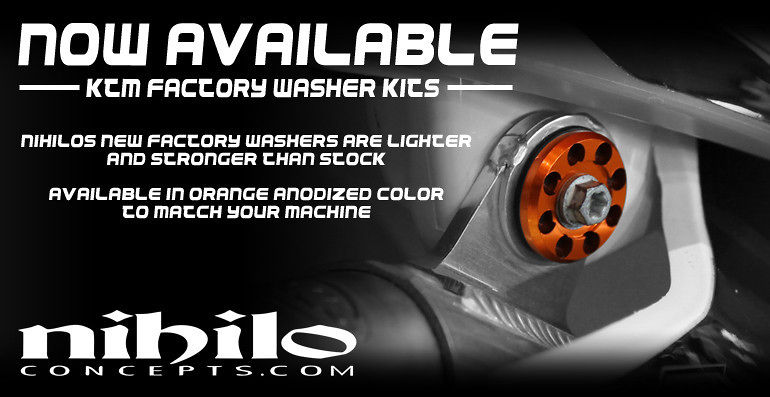 KTM Factory Washer Kits Now Available - Motocross Press Releases - Vital MX