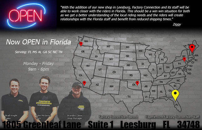 Factory Connection Suspension adds a location in Florida - Motocross ...