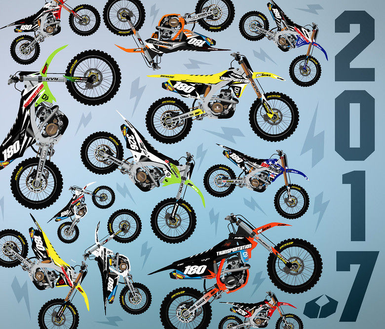 180 Decals 2017 Bike Kits - Motocross Press Releases - Vital MX