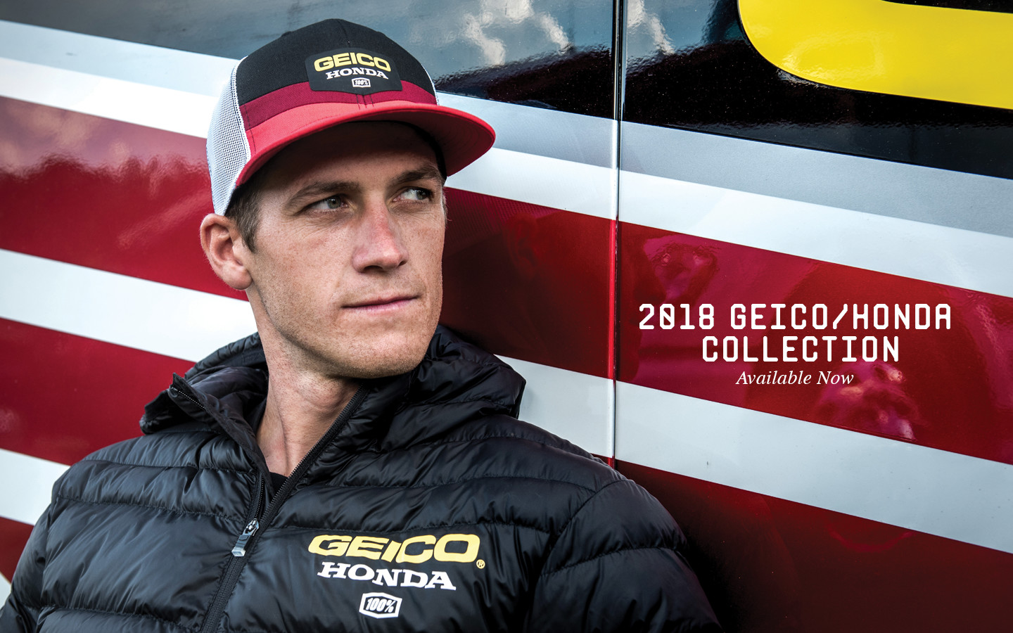100% Releases Official Geico Honda Team apparel - Motocross Press ...