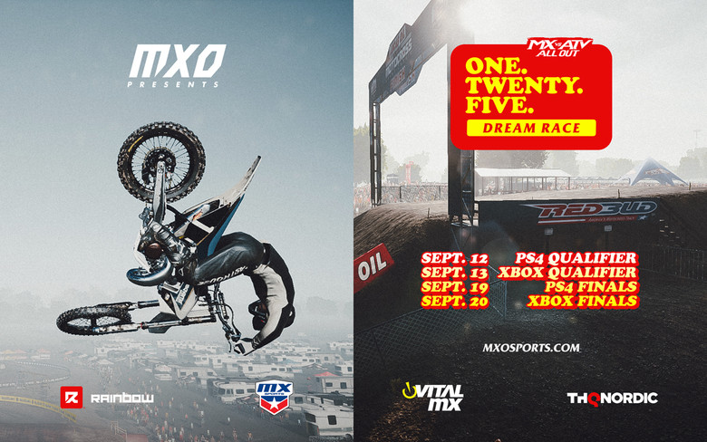 MXO Sports 125 Dream Race Information - Motocross Press Releases - Vital MX