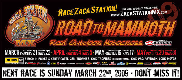 Zaca Station MX, The Road to Mammoth! - Motocross Press Releases - Vital MX