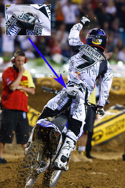 Design James Stewart's Butt Patch for Anaheim 1 - Motocross Press Releases - Vital MX