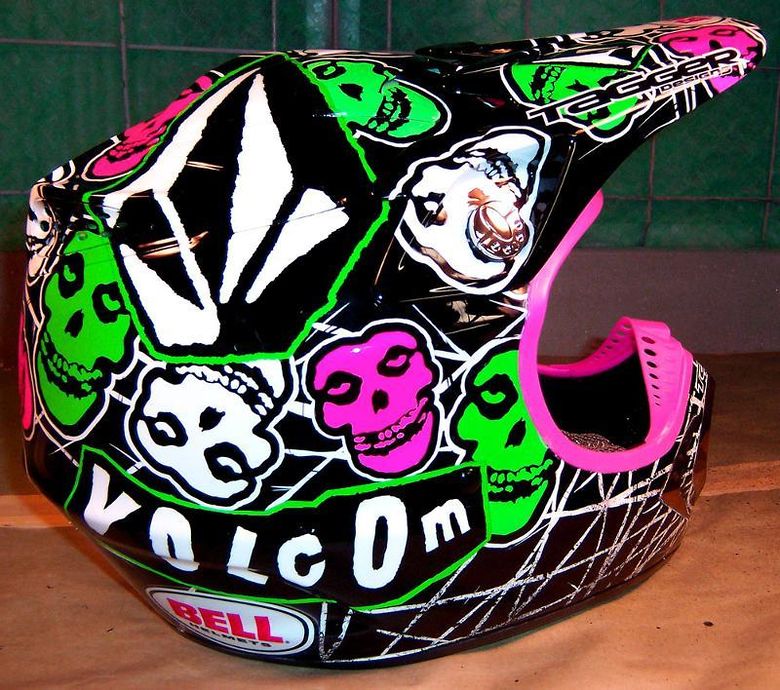 Sponsorship Opportunity - Tagger Designs Helmet Painting - Motocross ...