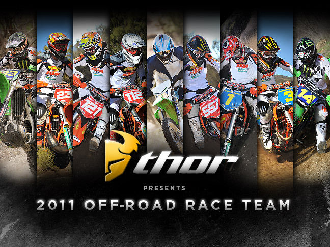 Thor 2011 Off-Road Race Team‏ - Motocross Press Releases - Vital MX