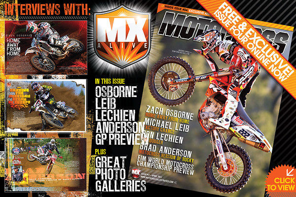 Motocross E-Magazine - Online!!!! - Motocross Press Releases - Vital MX