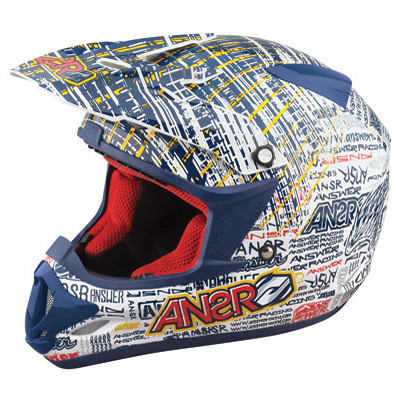 Answer Racing Comet Helmet 2011 Dotcom Blue - Reviews, Comparisons ...