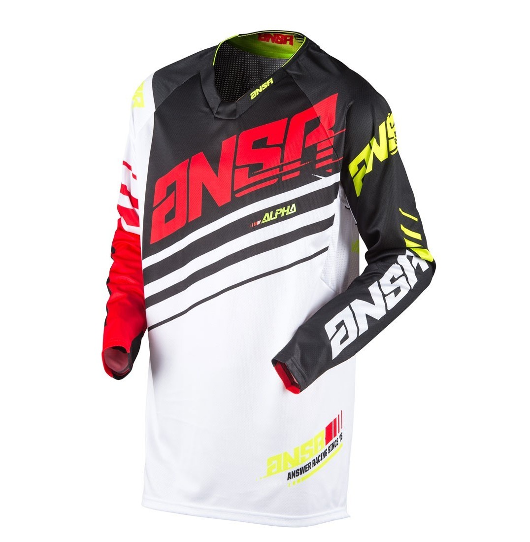Answer Racing Alpha Jersey - Reviews, Comparisons, Specs - Motocross ...