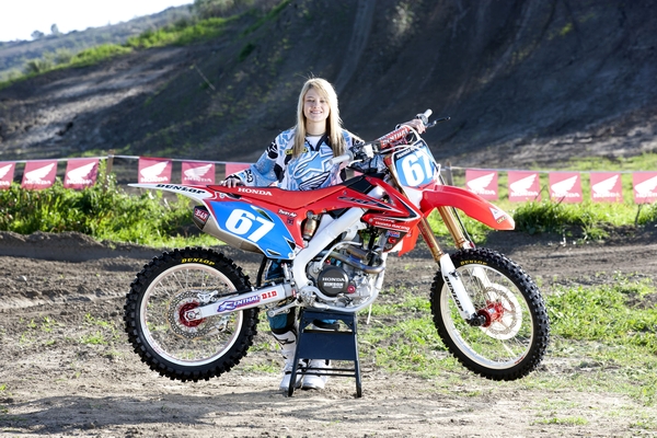 Ashley Fiolek Extends Contract With American Honda Racing Factory Team ...