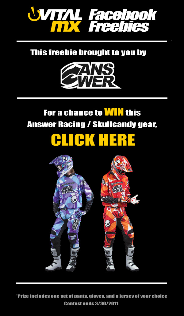 Facebook Freebies: Your Chance to WIN the New Answer Racing/Skullcandy ...