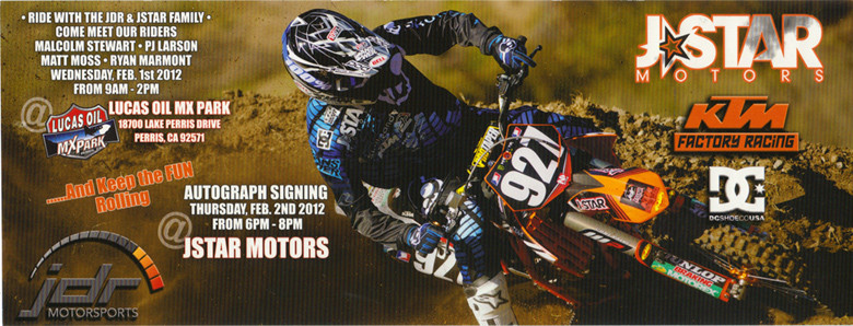 Free Ride Day with JDR/J-Star/KTM Racing Team - Motocross Press Release ...