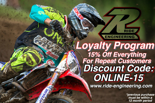 Ride Engineering - Big Savings! - Customer Loyalty Program - Motocross ...