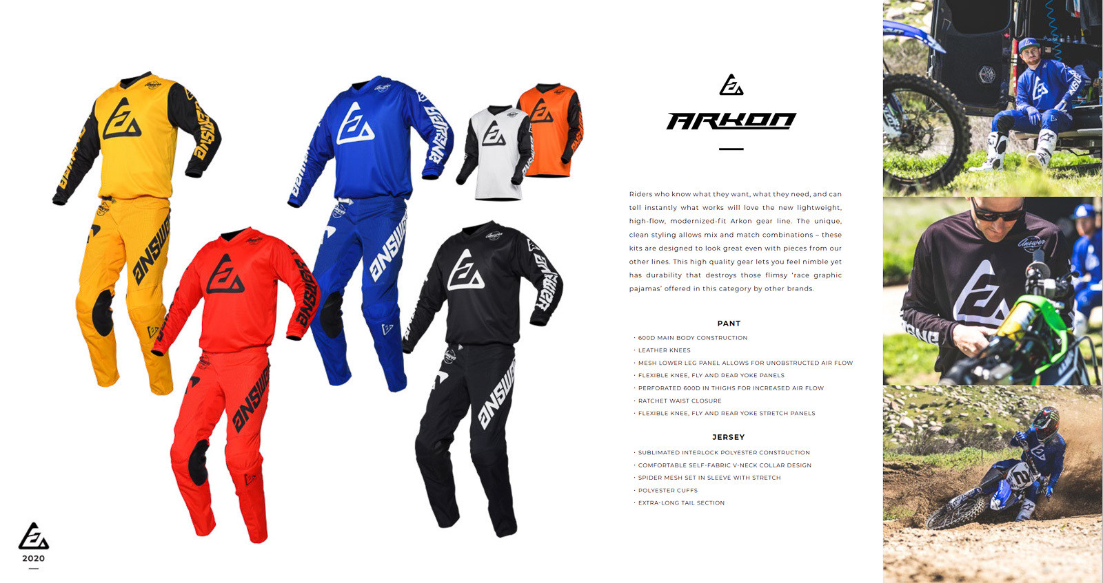 Answer Racing Launches 2020 Apparel Collection - Motocross Feature ...