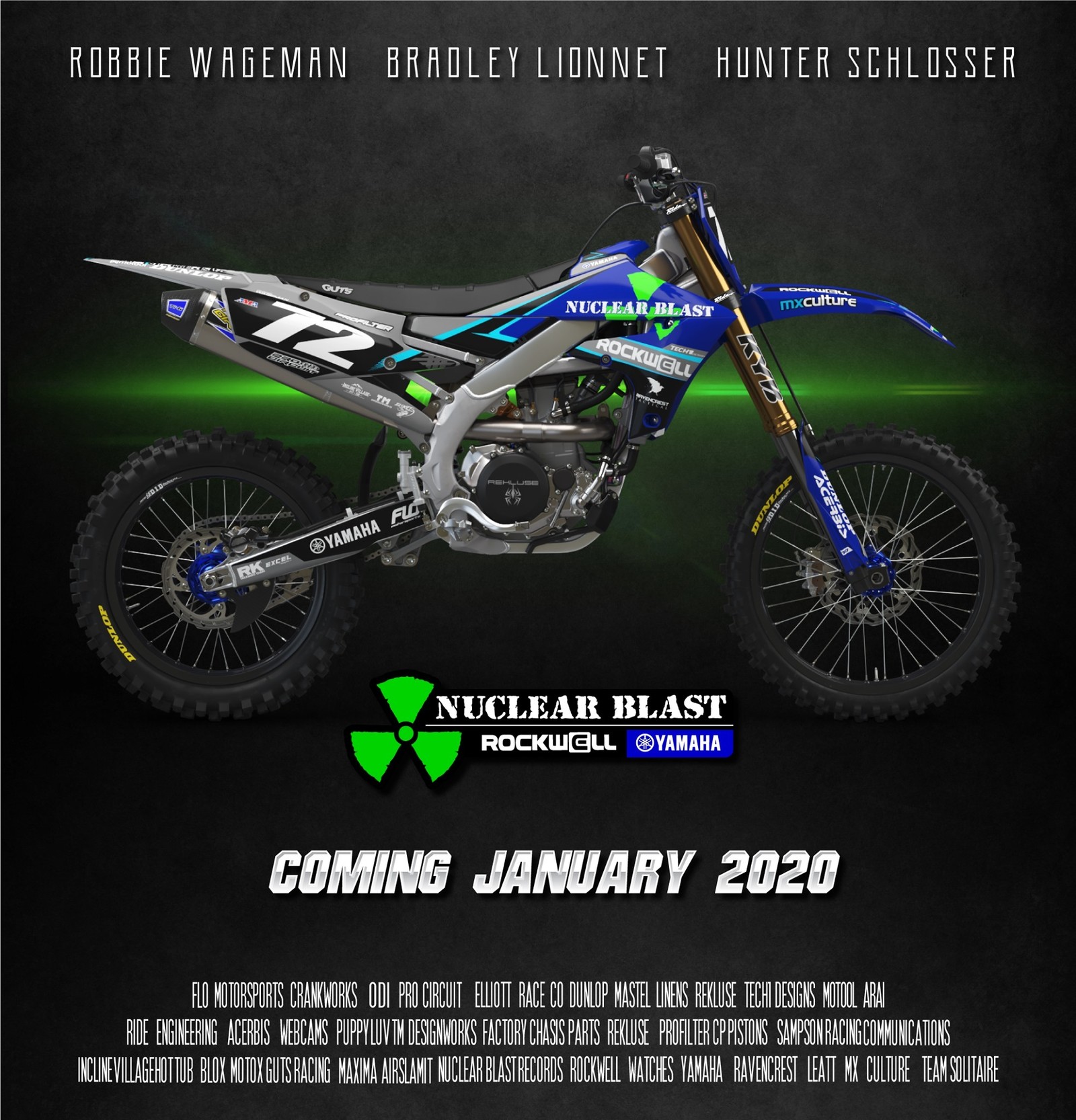 Nuclear Blast Rockwell Yamaha Racing Announces 2020 Roster - Motocross ...