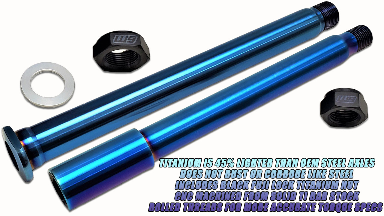 Warp 9 Racing - Titanium Axles For Honda Models - Motocross Press ...