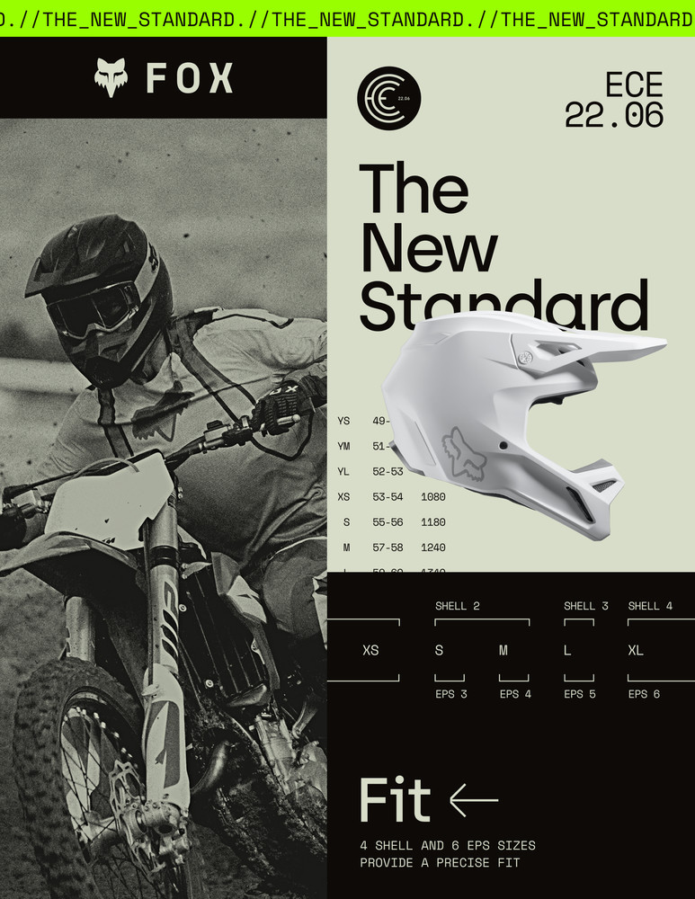 Fox Racing Introduces All New V1 Helmet | First to Meet New ECE 22.06 ...