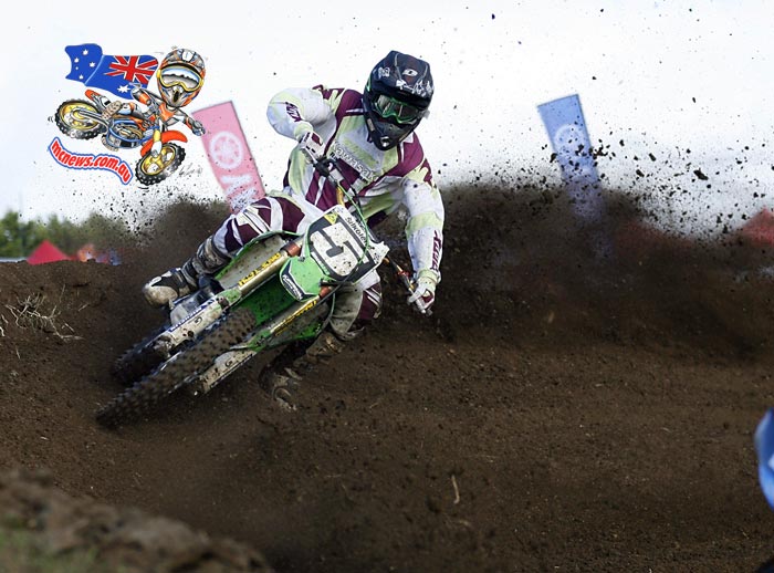 Mitch Hoad Winning - Kartwheel - Motocross Pictures - Vital MX