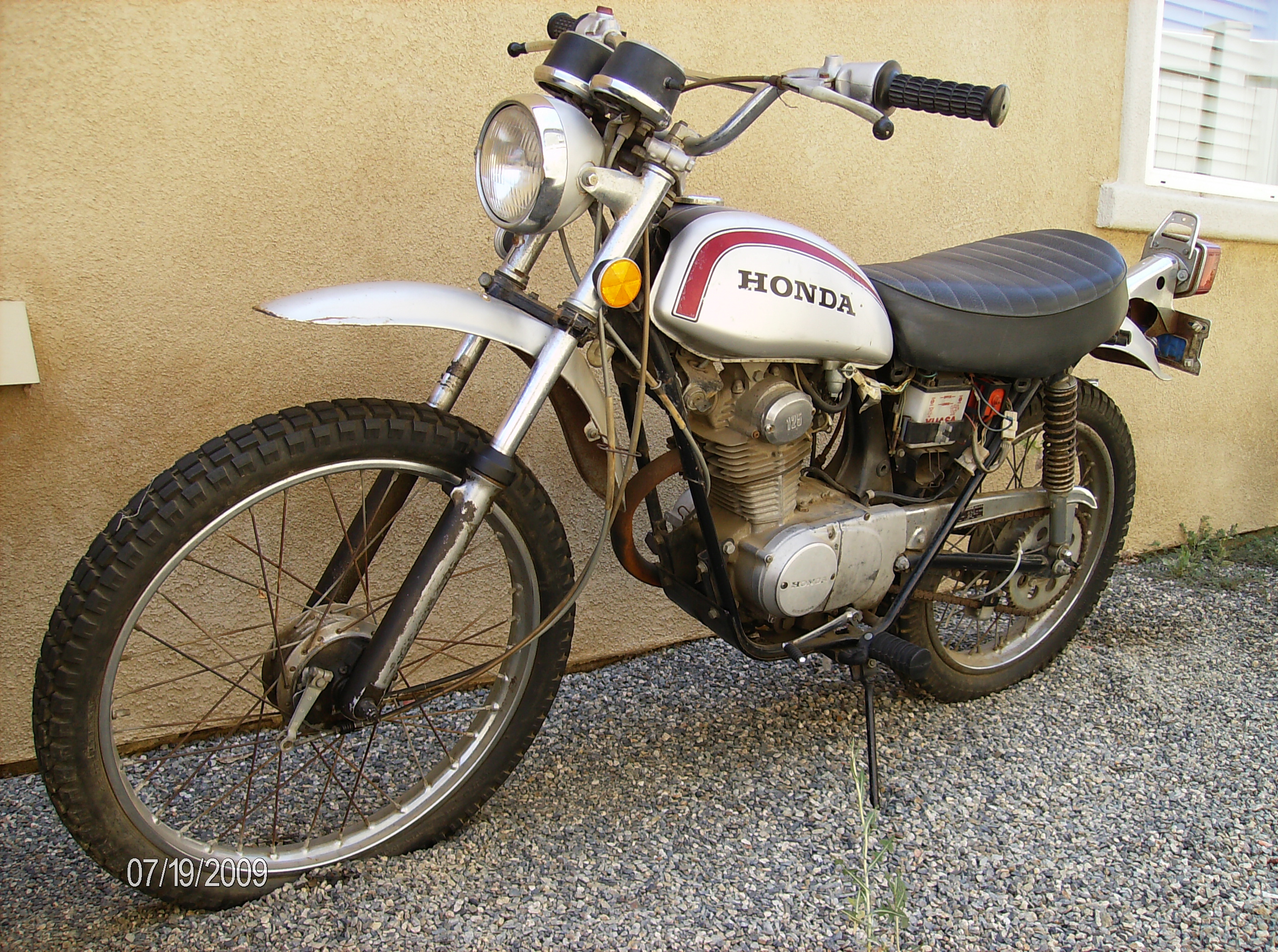 1973 Honda SL125 in 2009 so cal - racerxusa - Motocross Pictures - Vital MX