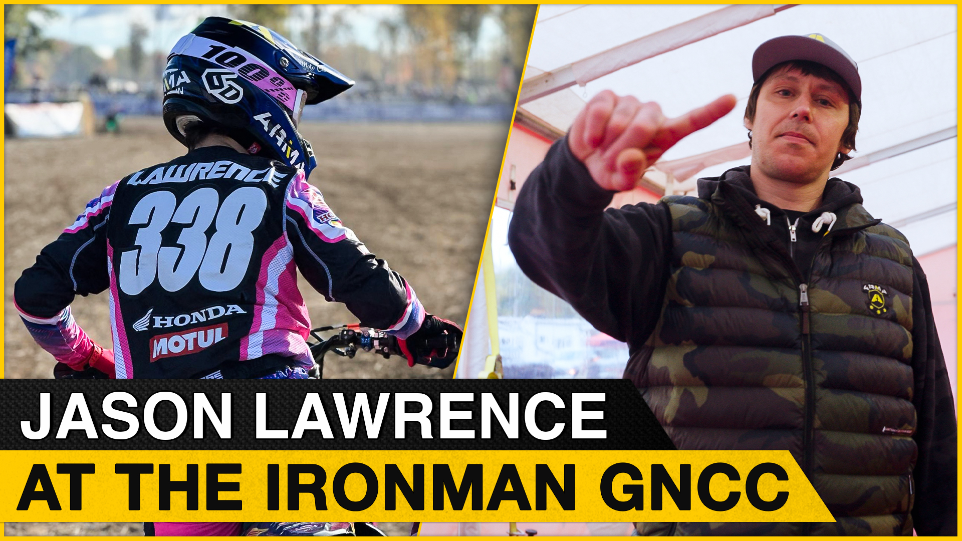 Jason Lawrence at the Ironman GNCC | Checking In - Motocross Videos ...